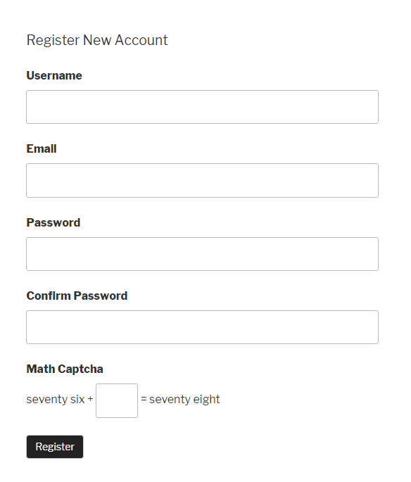 Math Captcha for WordPress by wpeliteplugins | CodeCanyon